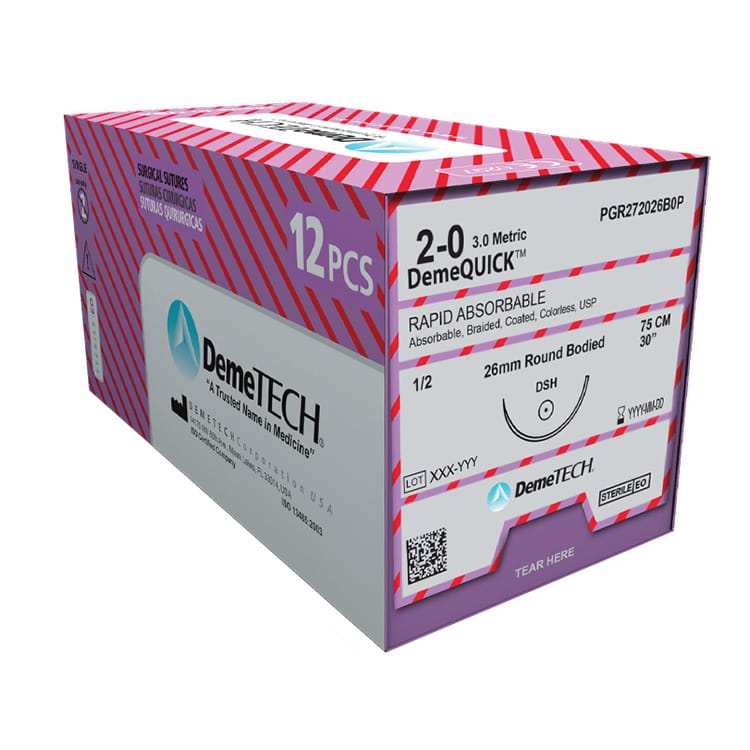 Suture résorbable PGA Fast DemeQUICK – Atlas Distri